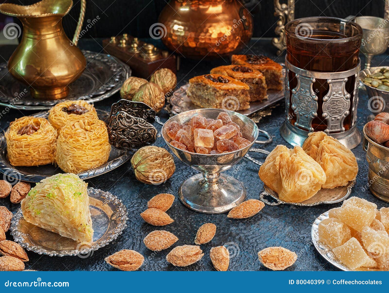 Turkish Sweets Royalty-Free Stock Image | CartoonDealer.com #54602866