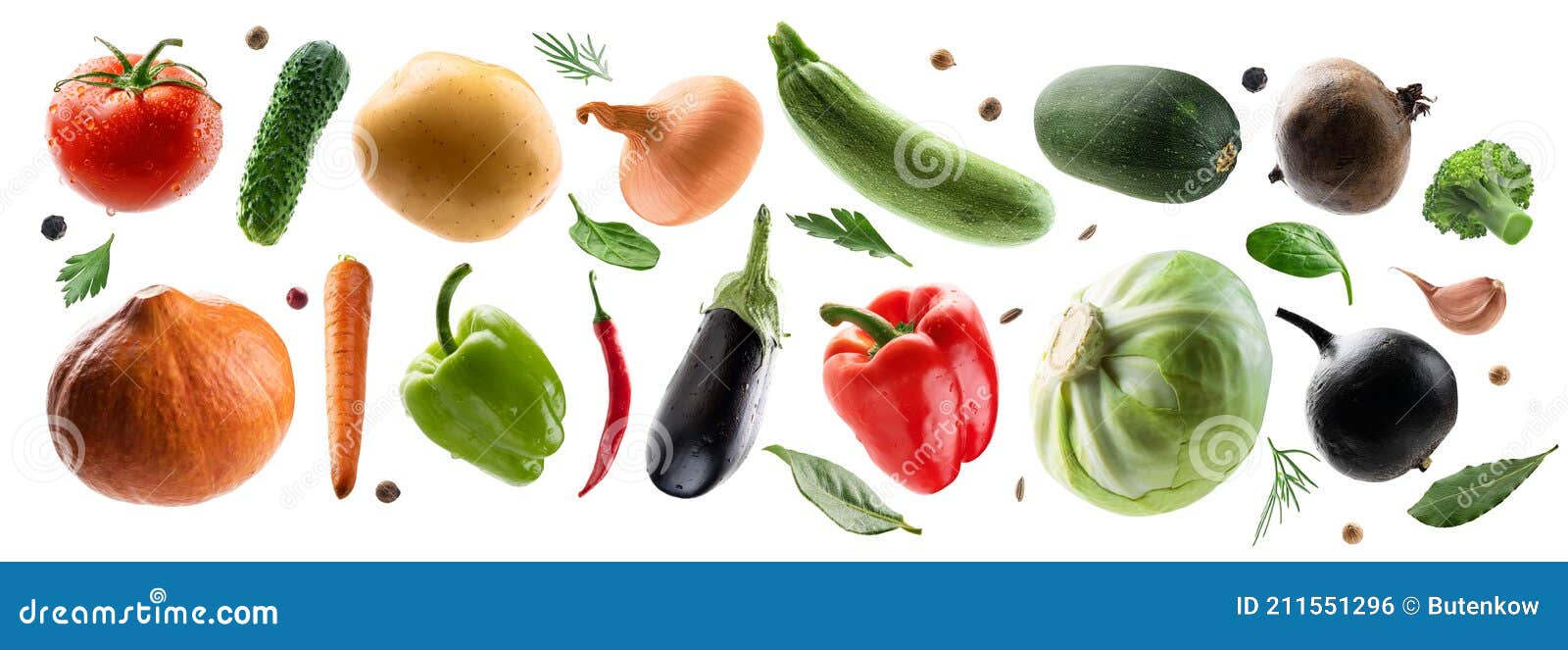 Large Set of Isolated Vegetables on a White Background Stock Photo ...