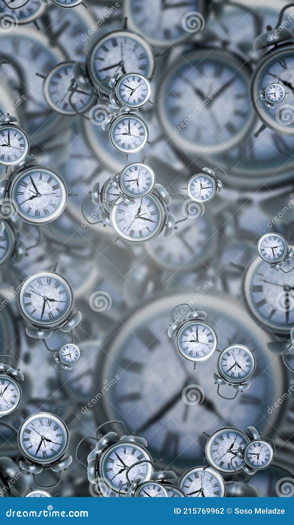 Large Set of Vintage Clock Faces. Texture of Time, Elegant Collection ...