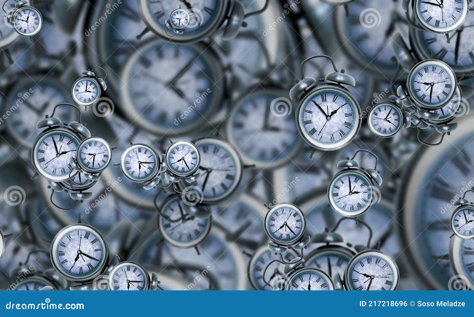 Large Set of Vintage Clock Faces. Texture of Time, Elegant Collection ...