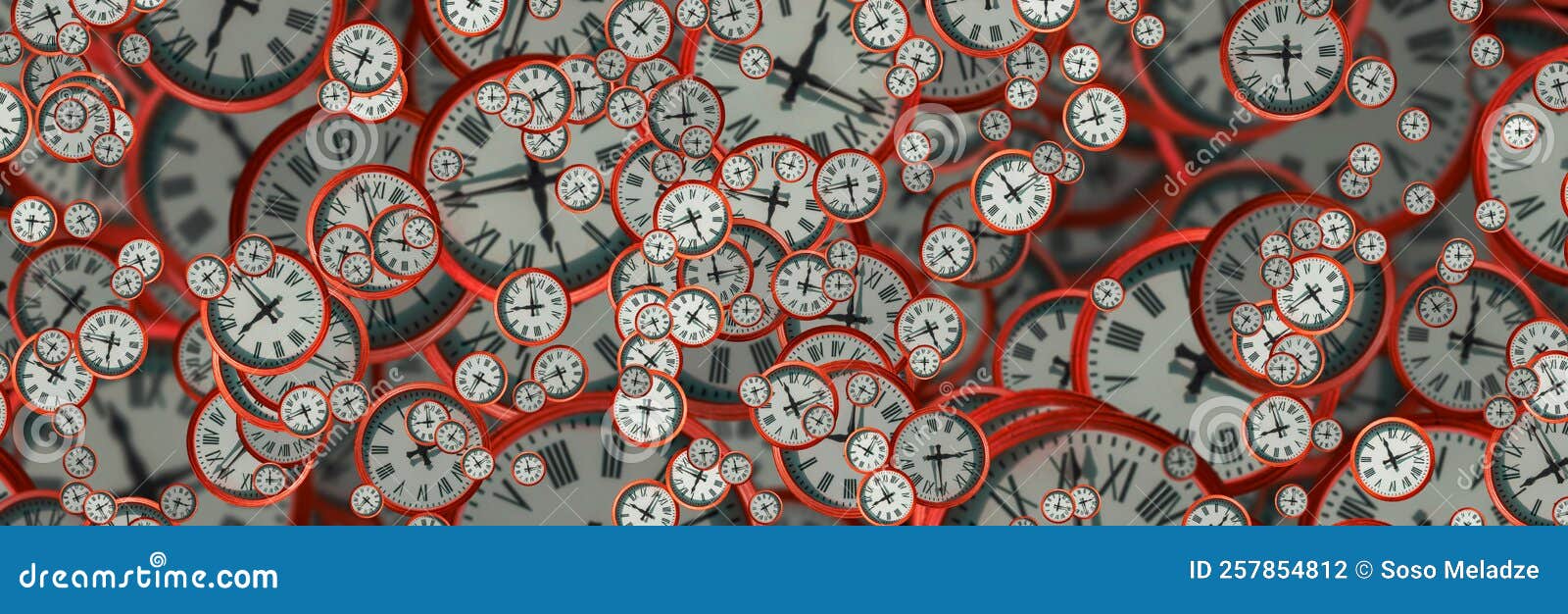 Large Set of Vintage Clock Faces. Texture of Time, Elegant Collection ...