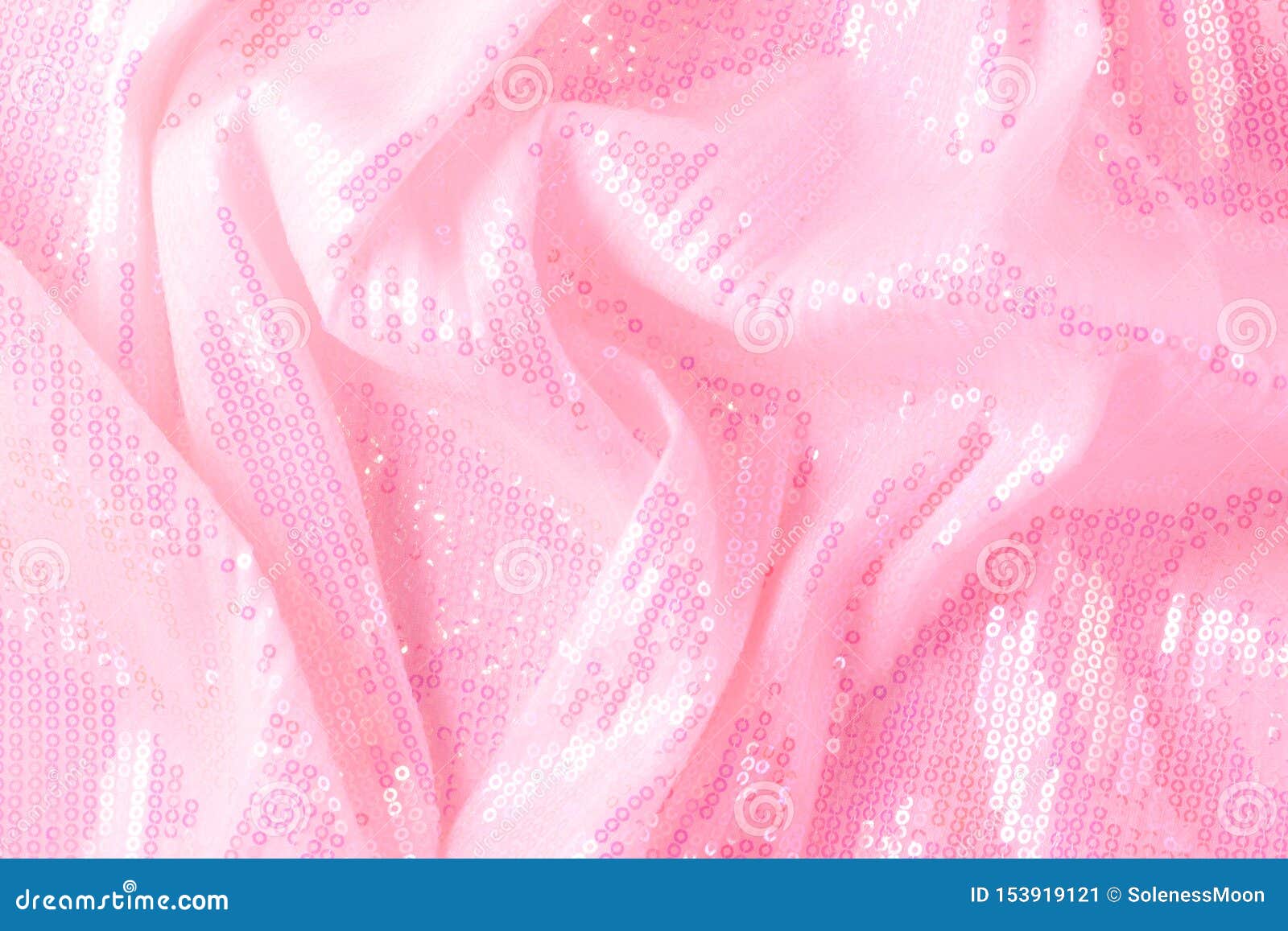 Large Shiny Glossy Pink Sequins Background. Stock Image - Image of ...