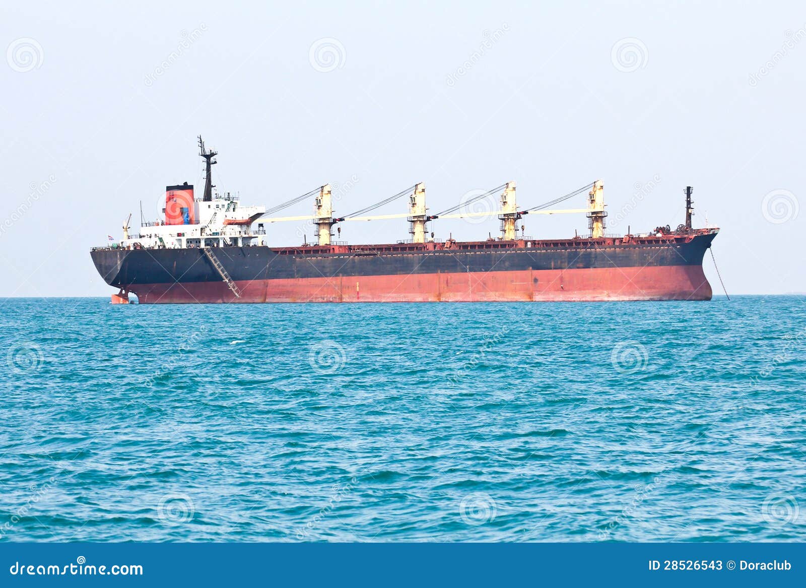 Large ship on sea stock image. Image of boat, ocean, business - 28526543