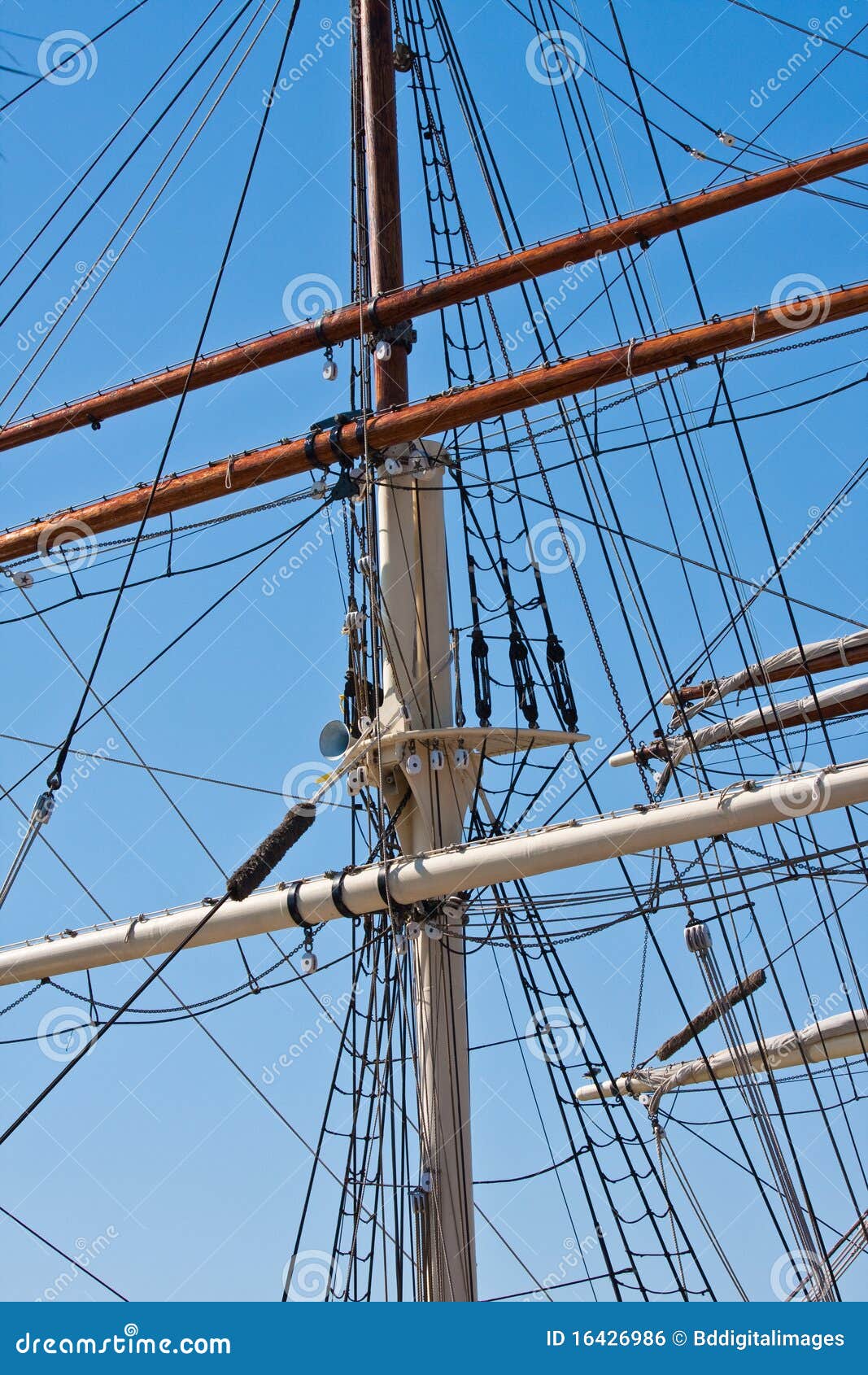 Large Ships Mast stock photo. Image of sail, ladders - 16426986