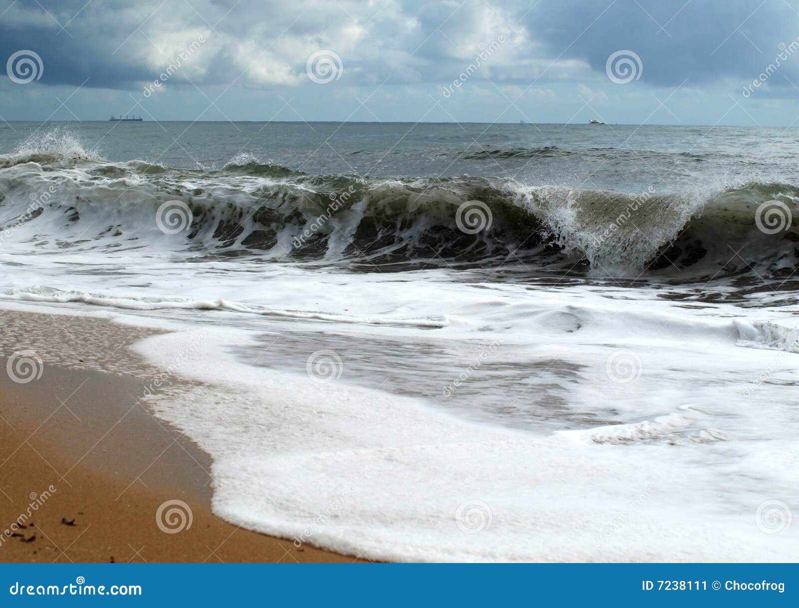 Large Shore Waves stock image. Image of shore, rough, waves - 7238111