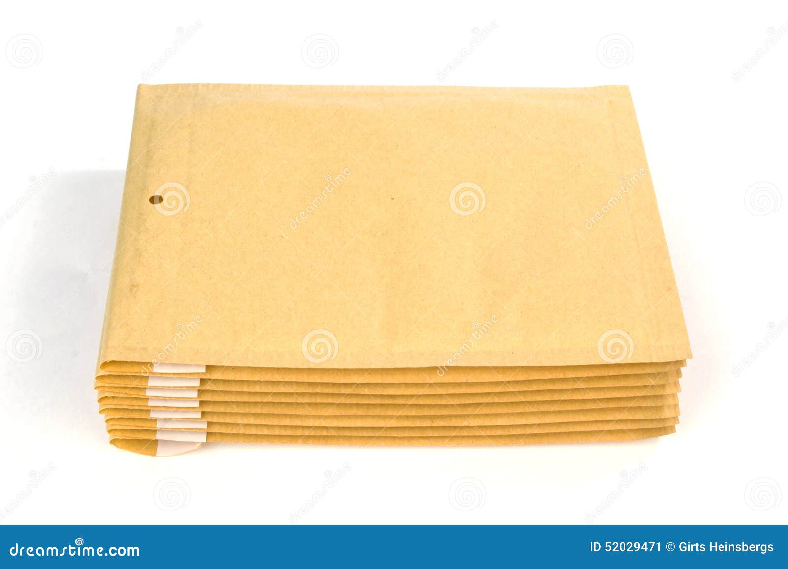 Large Size Bubble Lined Shipping or Packing Envelopes Stock Image ...