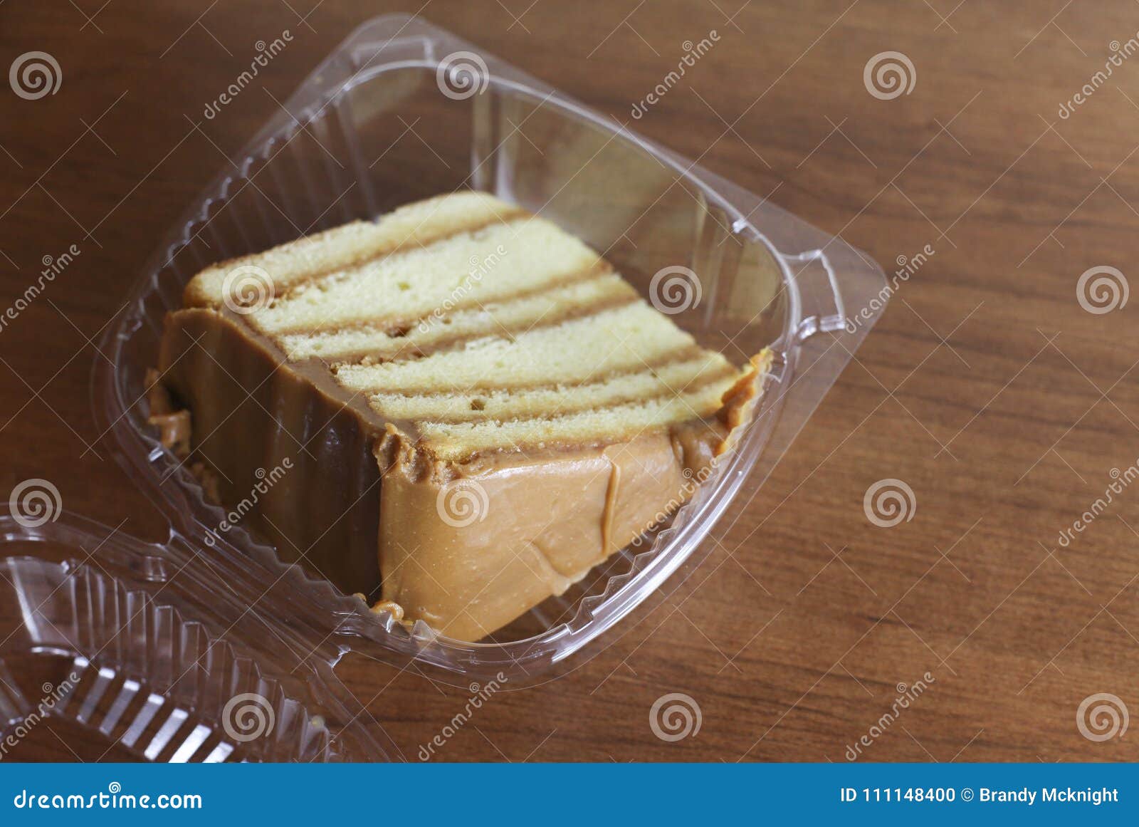 Large Slice of Caramel Cake Stock Photo - Image of eats, dessert: 111148400