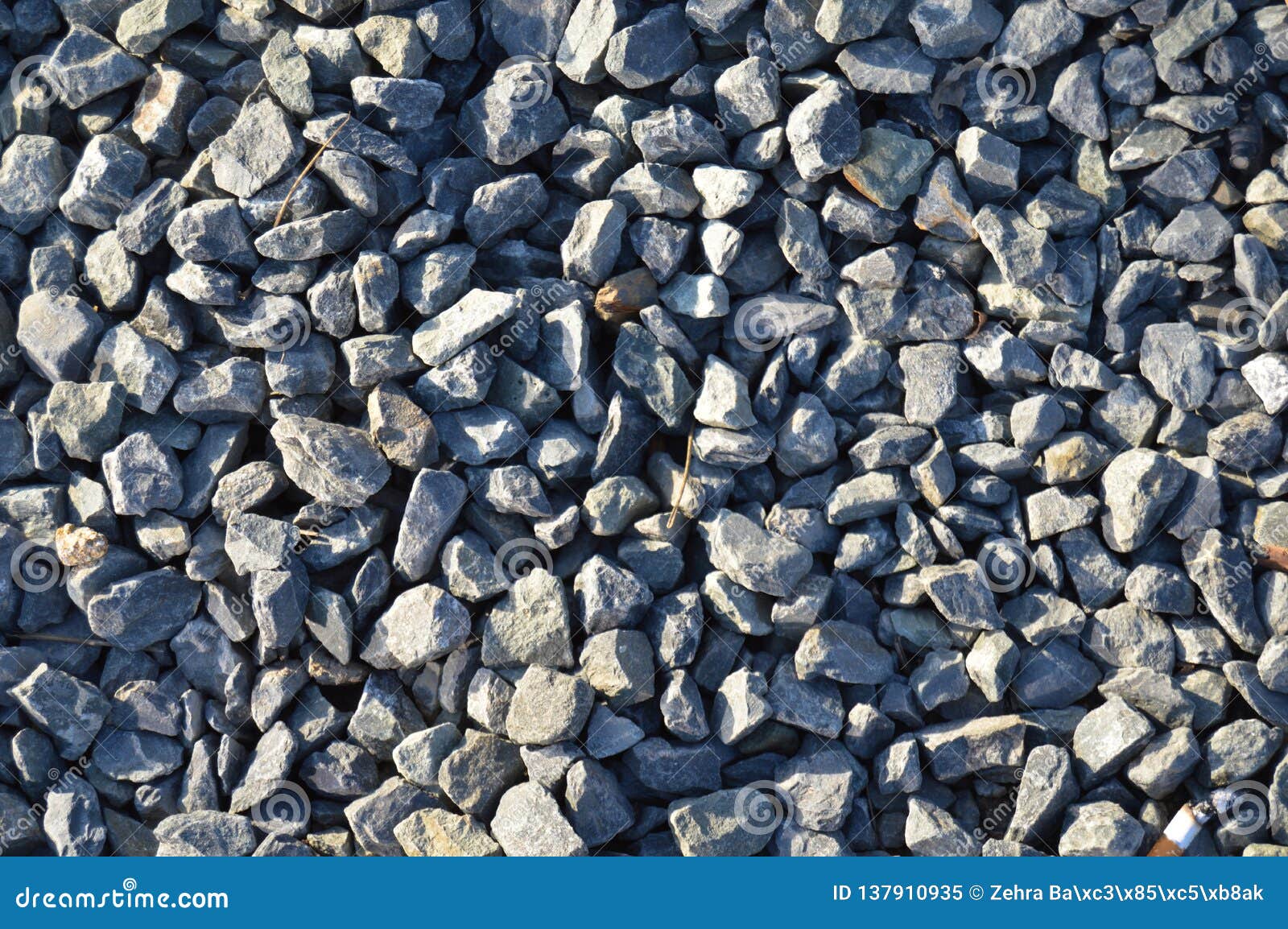 Large and Small Blue Pebbles Stone Texture Stock Image - Image of ...
