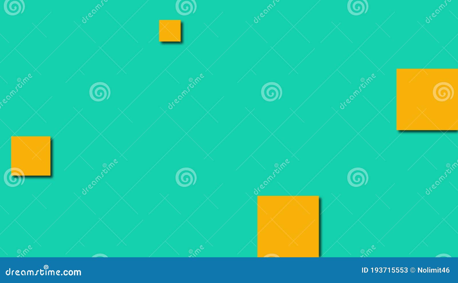 Large and Small Flat Squares on a Solid Background, Computer Generated ...