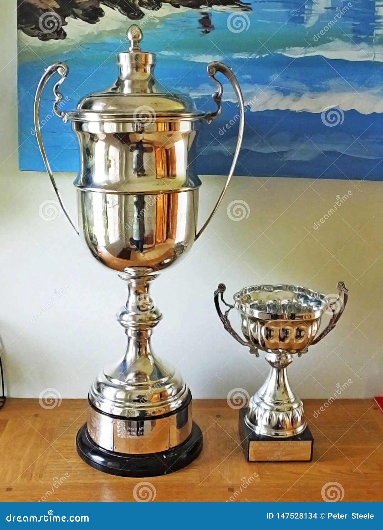 Large and small Trophy stock photo. Image of loose, trophy - 147528134
