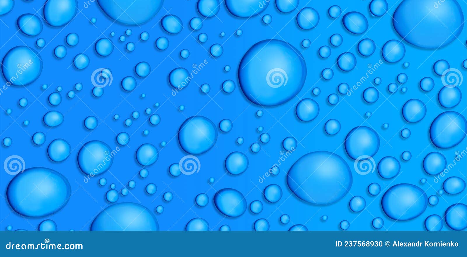 Large and Small Water Droplets Stock Photo - Image of large, macro ...
