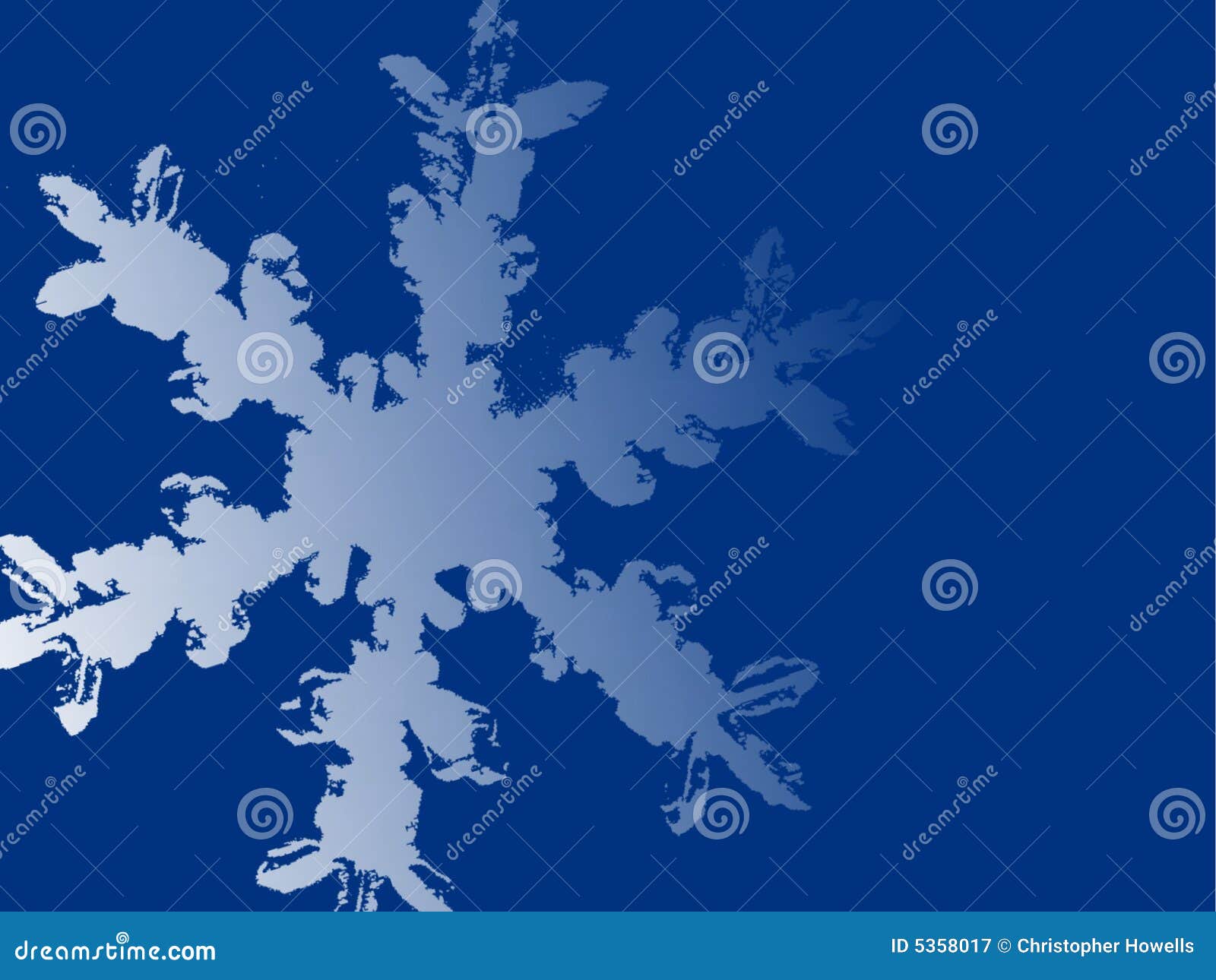 Large snowflake background stock illustration. Illustration of flake ...