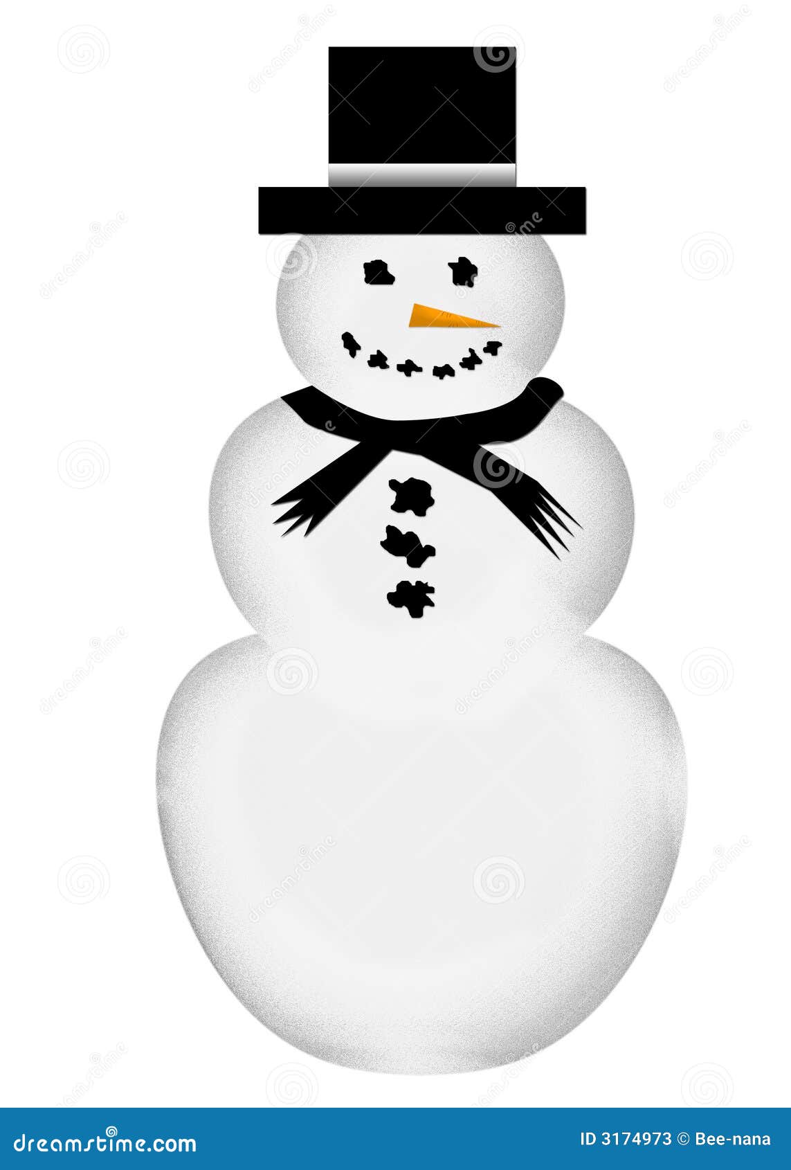 Snowman Coal Buttons Icon. Clipart Image Cartoon Vector | CartoonDealer ...
