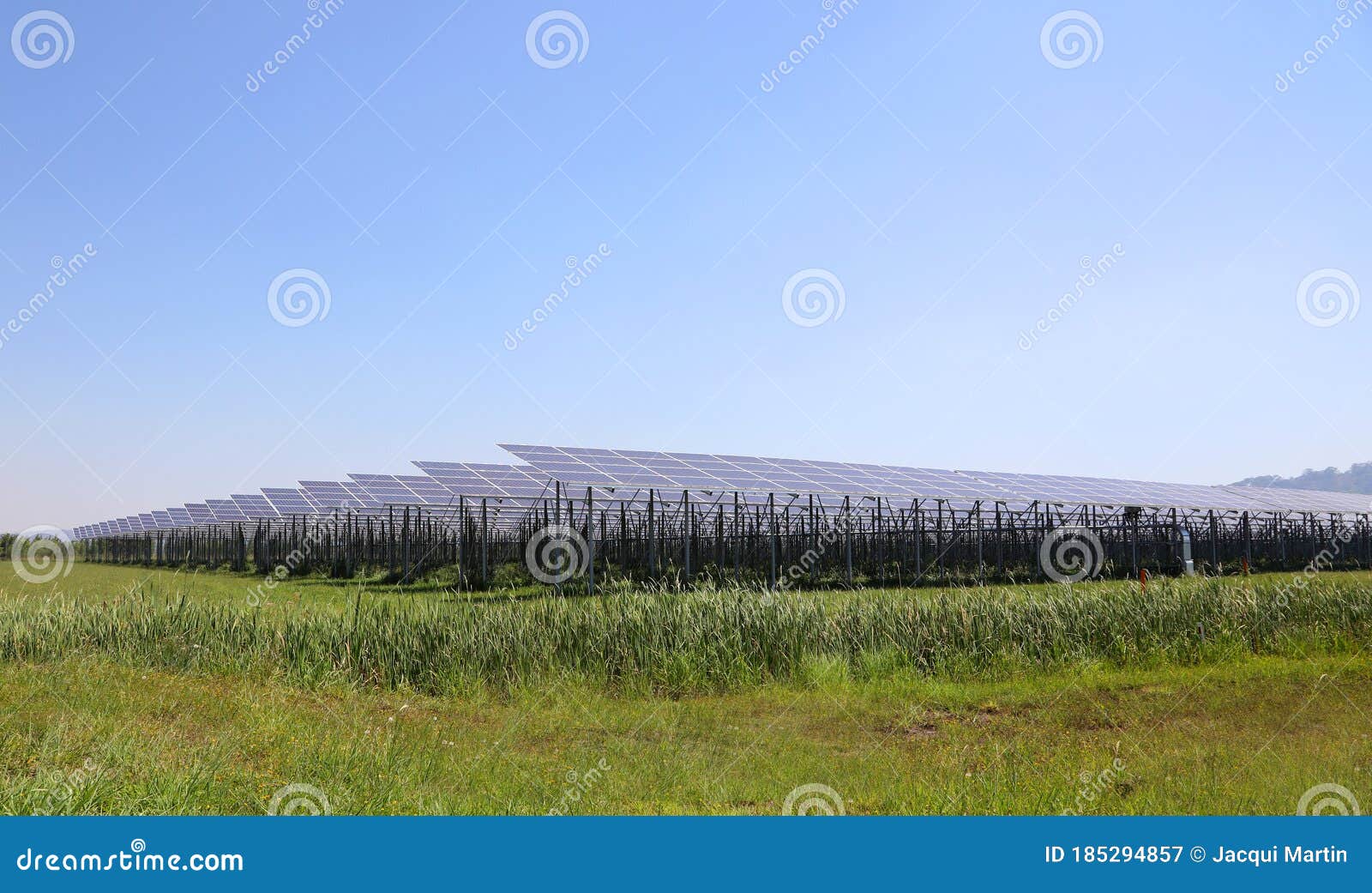Solar farm in Queensland stock image. Image of nature - 185294857