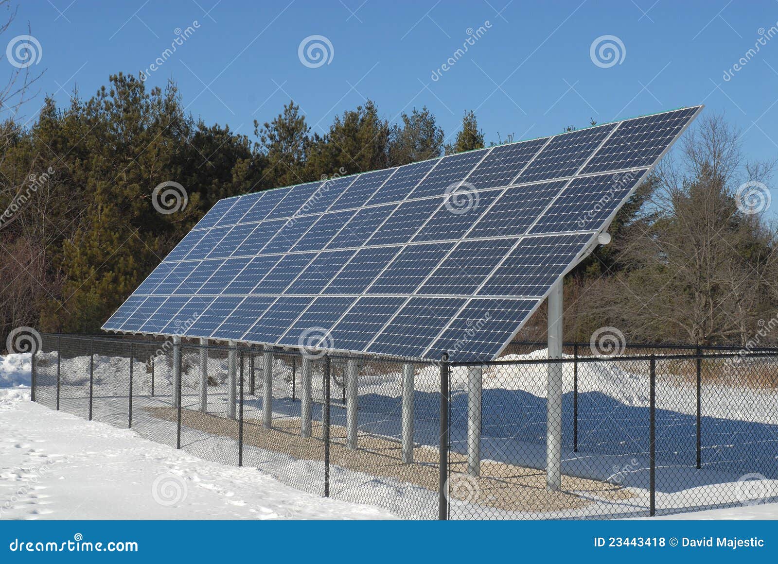 Large Solar Panel Bank stock photo. Image of panels, energy - 23443418
