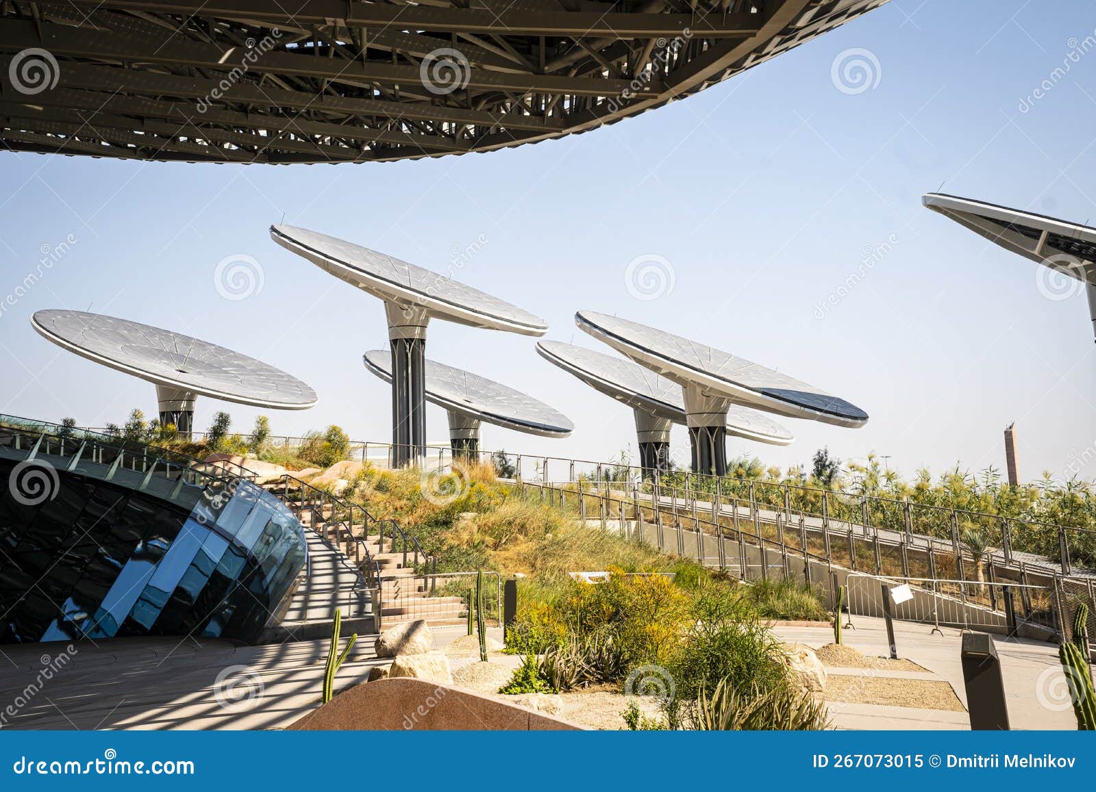 Large Solar Panels on the Background of the Sky in Sunlight. the ...