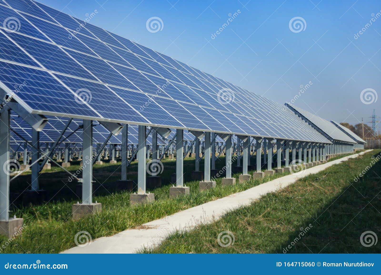 Large Solar Panels at the Station Stock Photo - Image of equipment ...