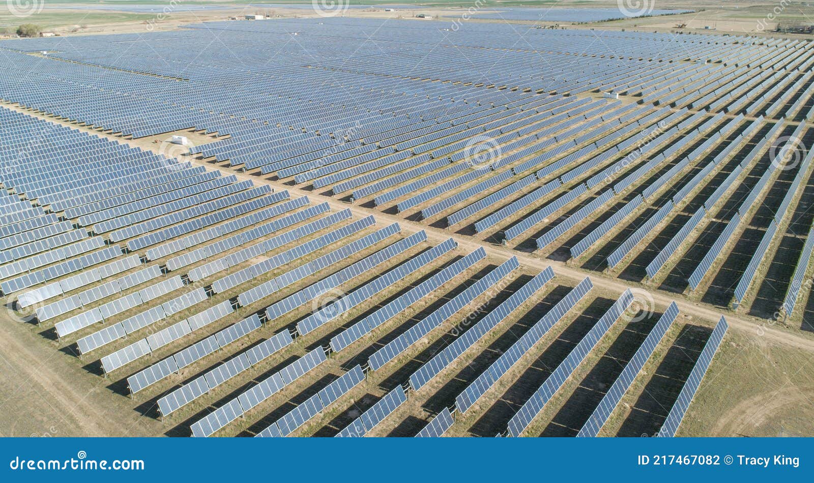 Row after Row of Solar Panel Stock Photo - Image of industrial, station ...