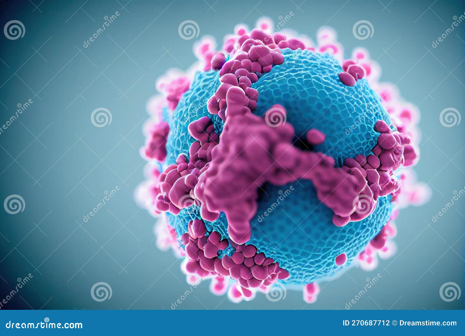 Large Sphere Molecule Closeup in Genetics and Microbiology Atoms and ...