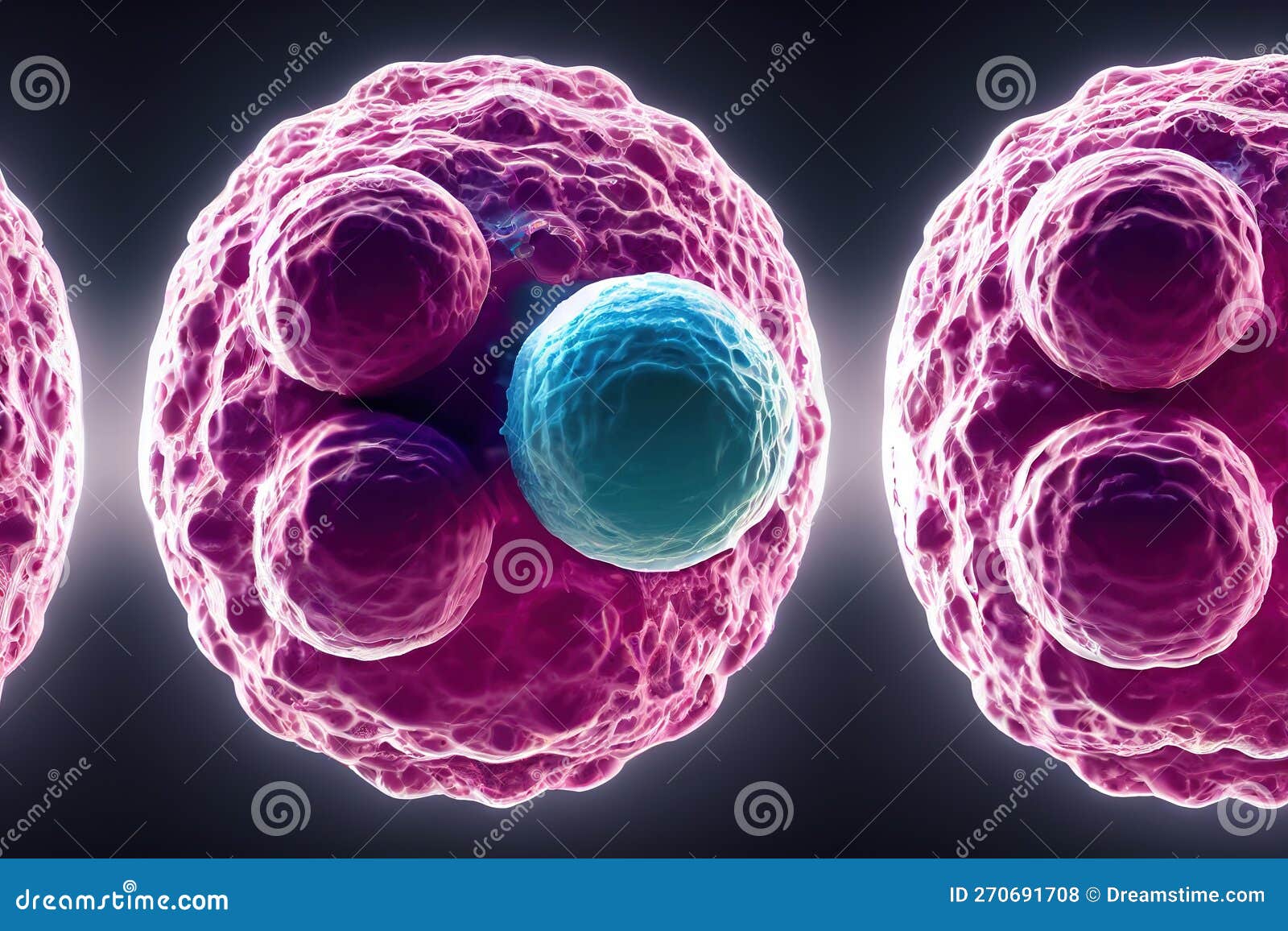 Large Sphere Molecule Closeup in Genetics and Microbiology Atoms and ...
