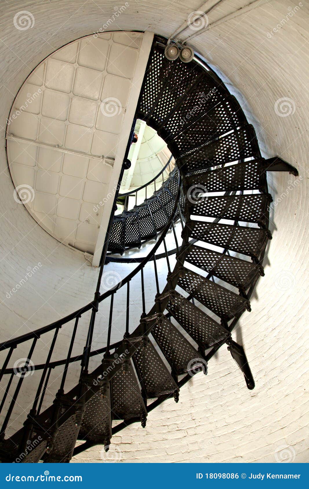 Large spiral staircase stock photo. Image of lighthouse - 18098086