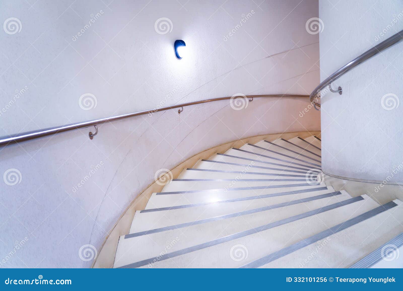 Large Spiral Staircase, Staircase Up and Down, Marble Staircase in a ...
