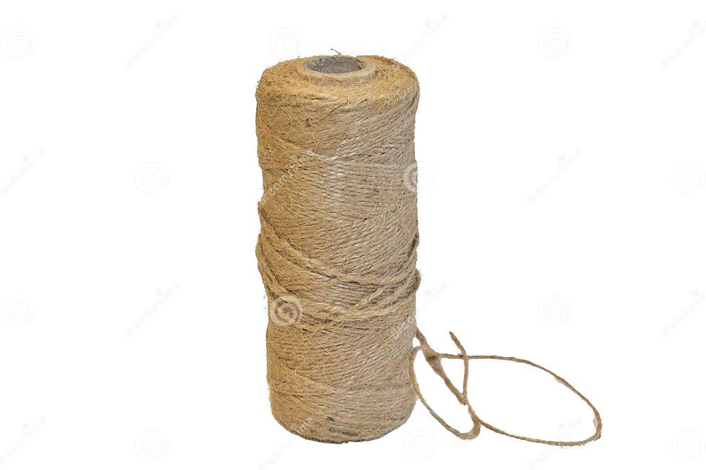 Large Spool of Twine for Packaging. Stock Photo - Image of closeup ...