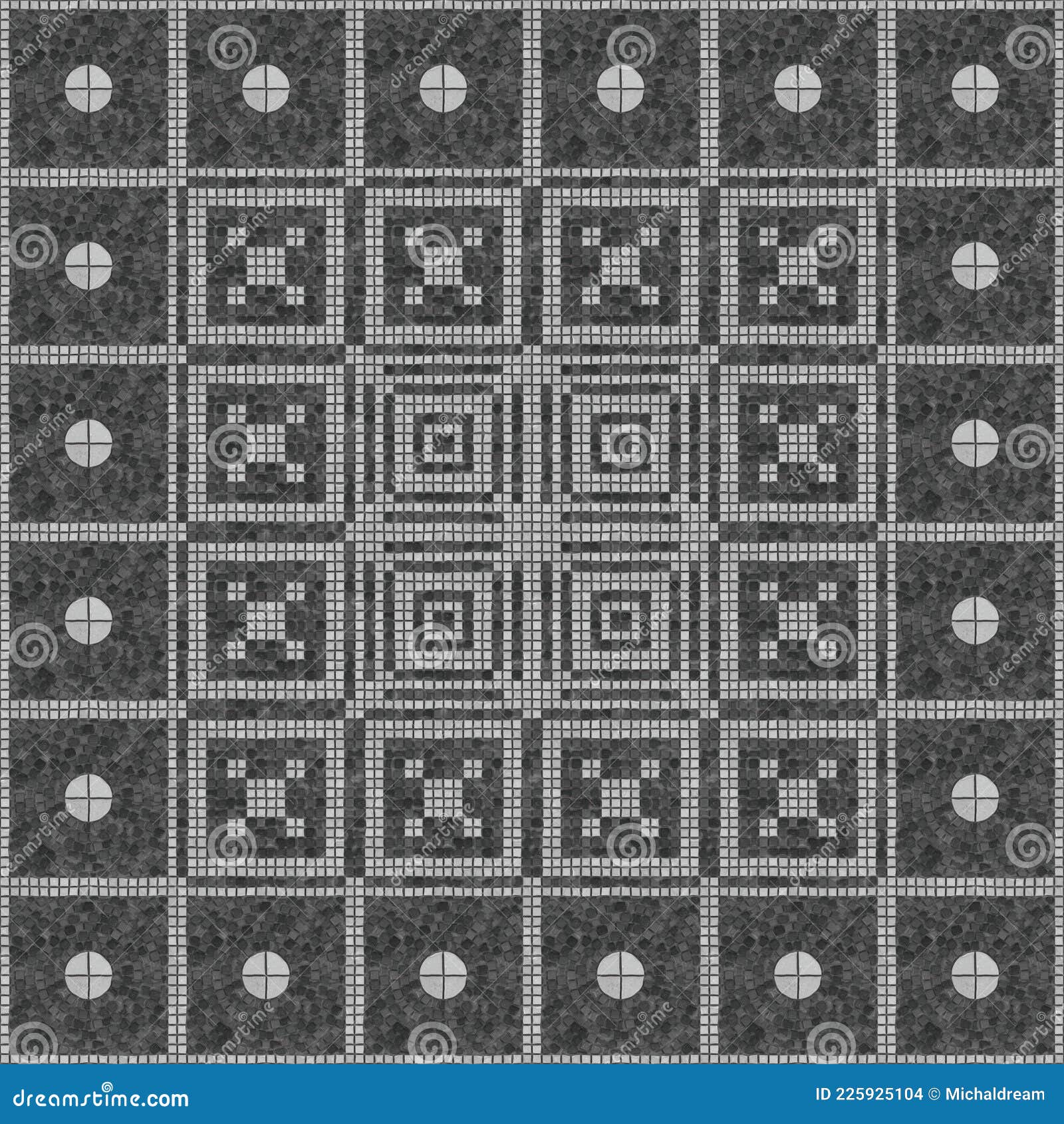 Large Square with Stone Paving Stock Illustration - Illustration of ...