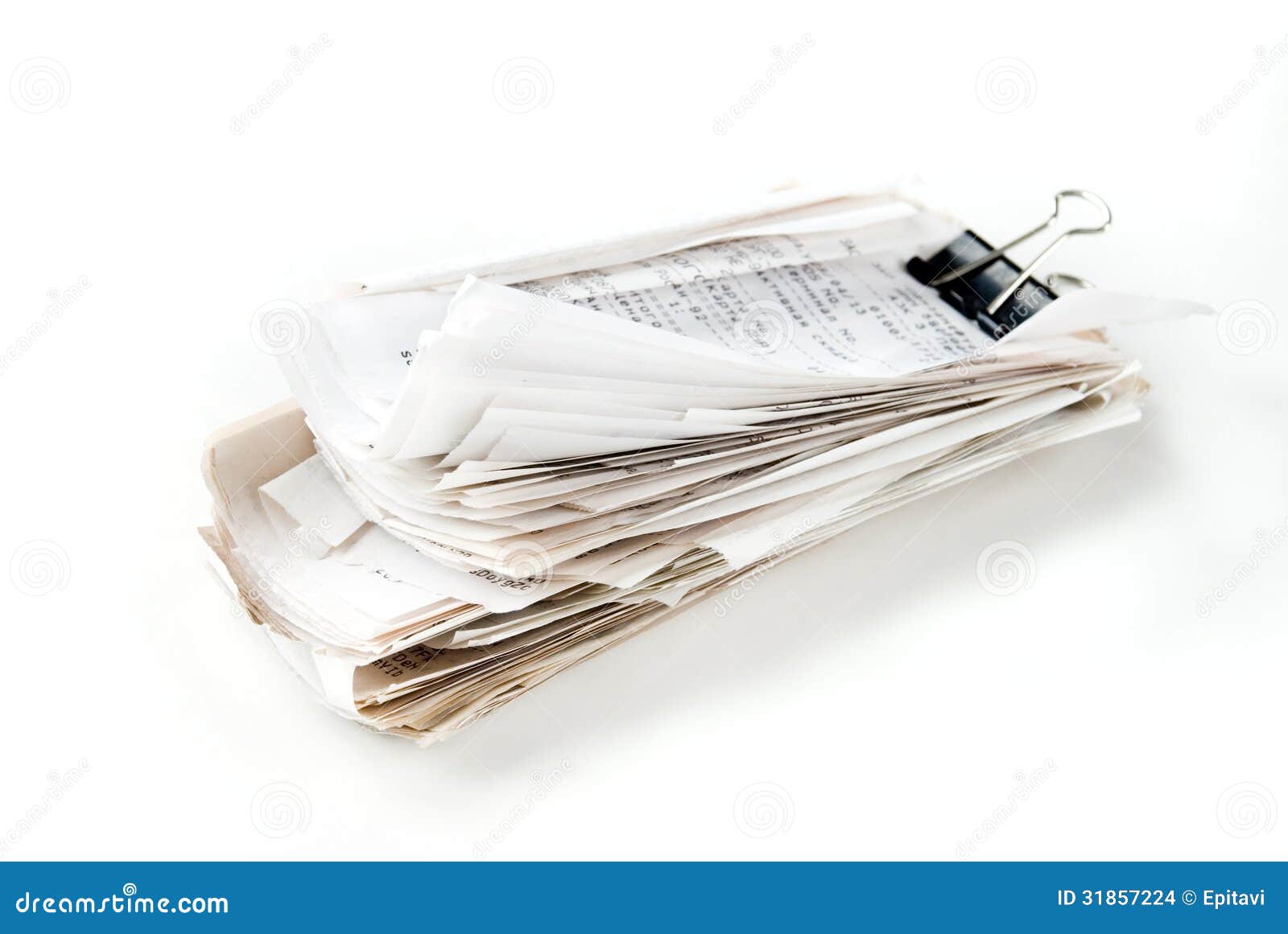 Large stack of checks stock photo. Image of checks, lose - 31857224