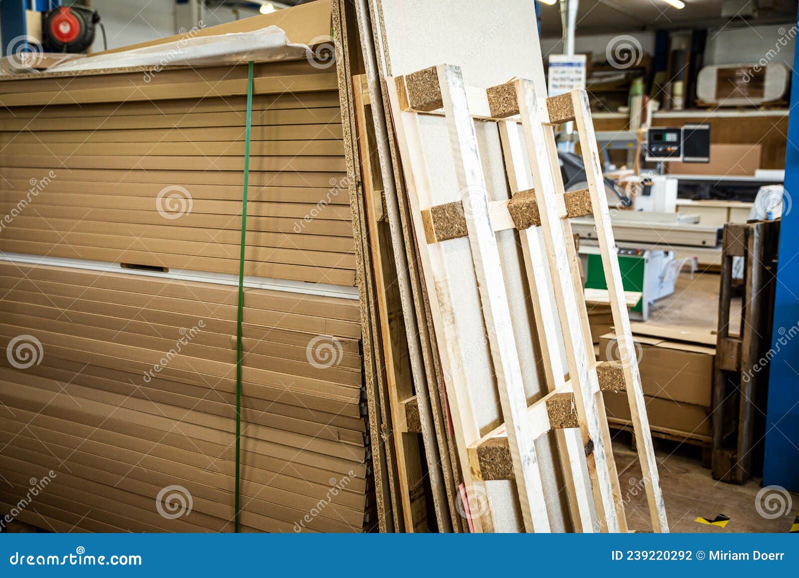 A Large Stack of Goods Packed in Cartons in a Warehouse or Workshop ...