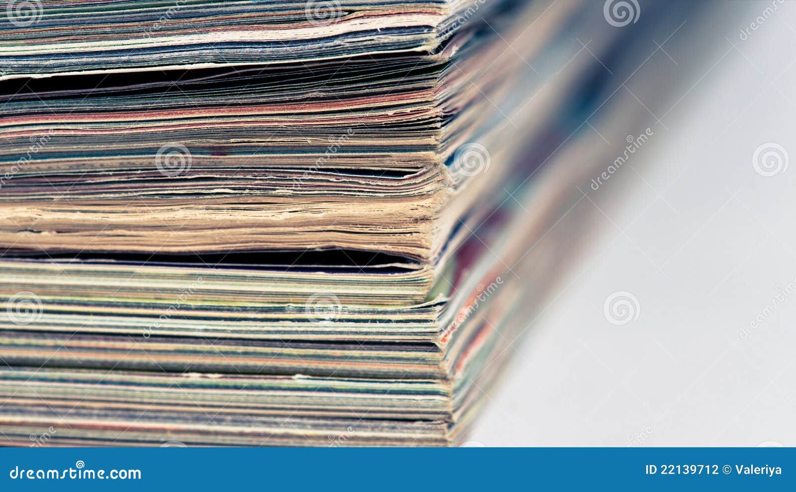 A large stack of magazines stock photo. Image of document - 22139712