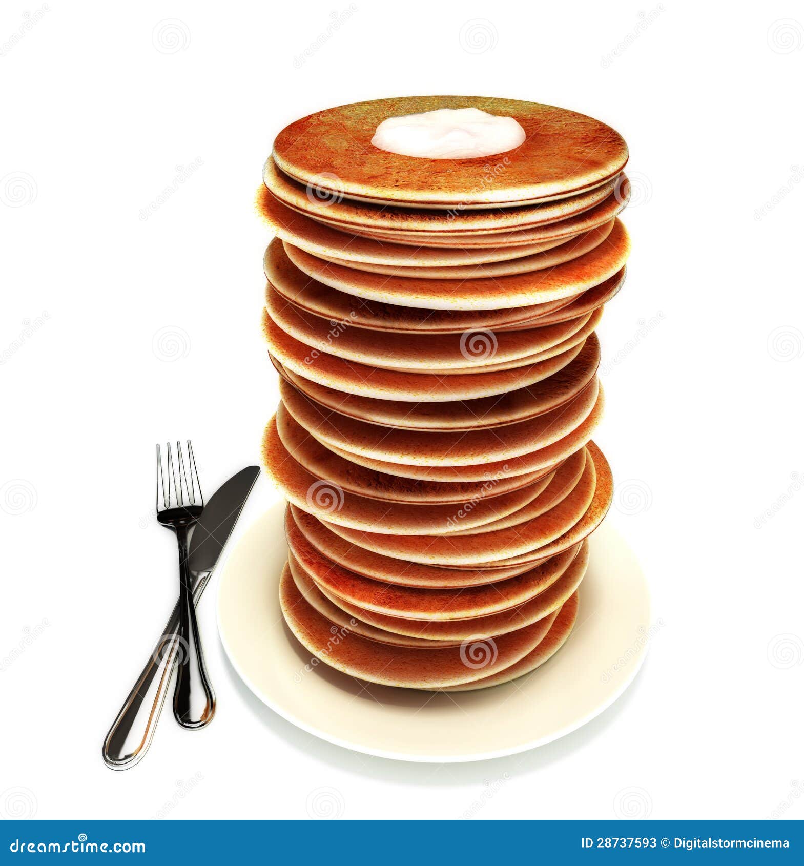 Large stack of pancakes stock image. Image of perks, large - 28737593