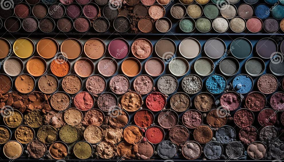 A Large Stack of Rusty Metal Containers in a Row Generated by AI Stock ...