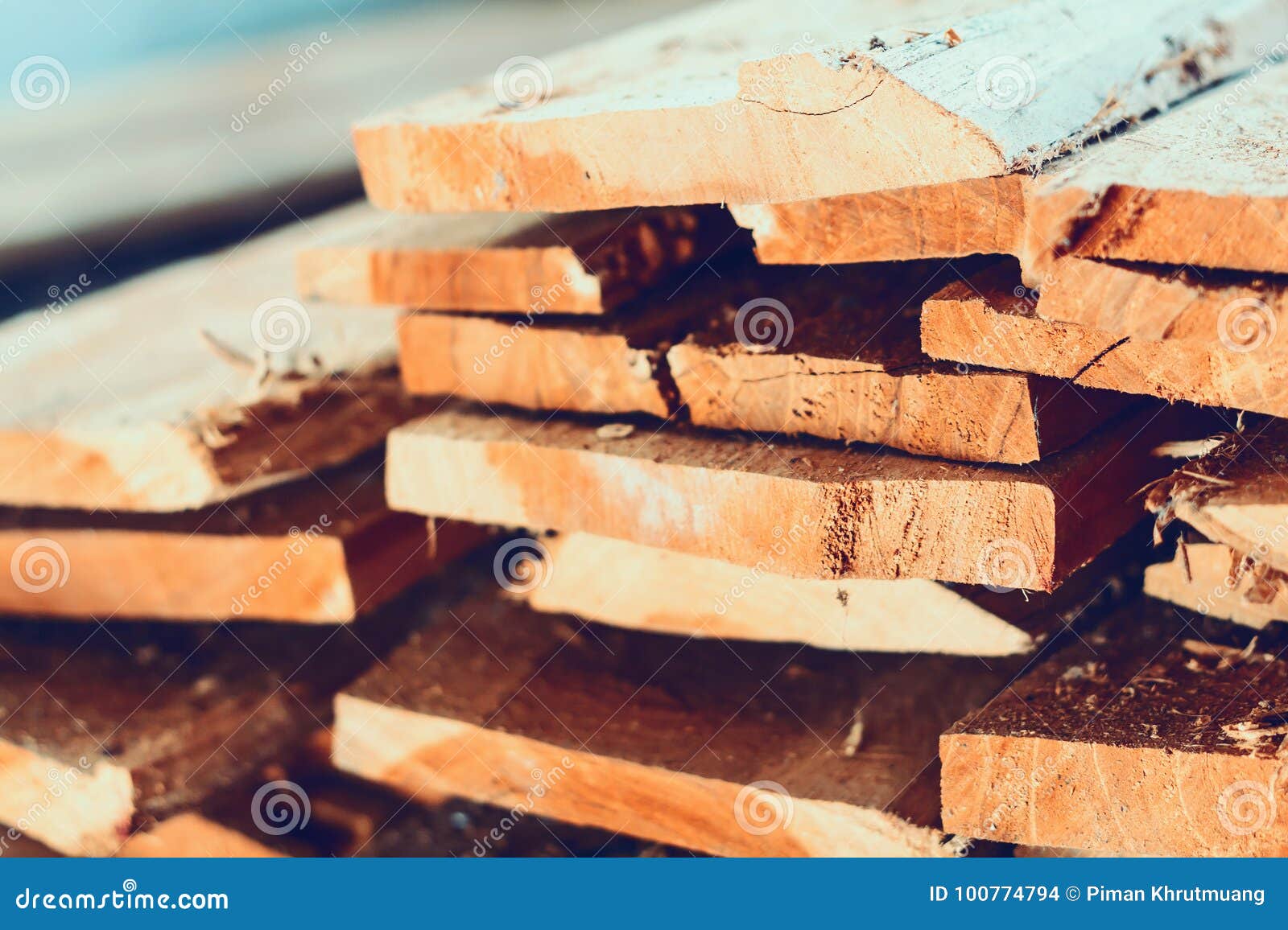Large stack of wood planks stock photo. Image of plank - 100774794