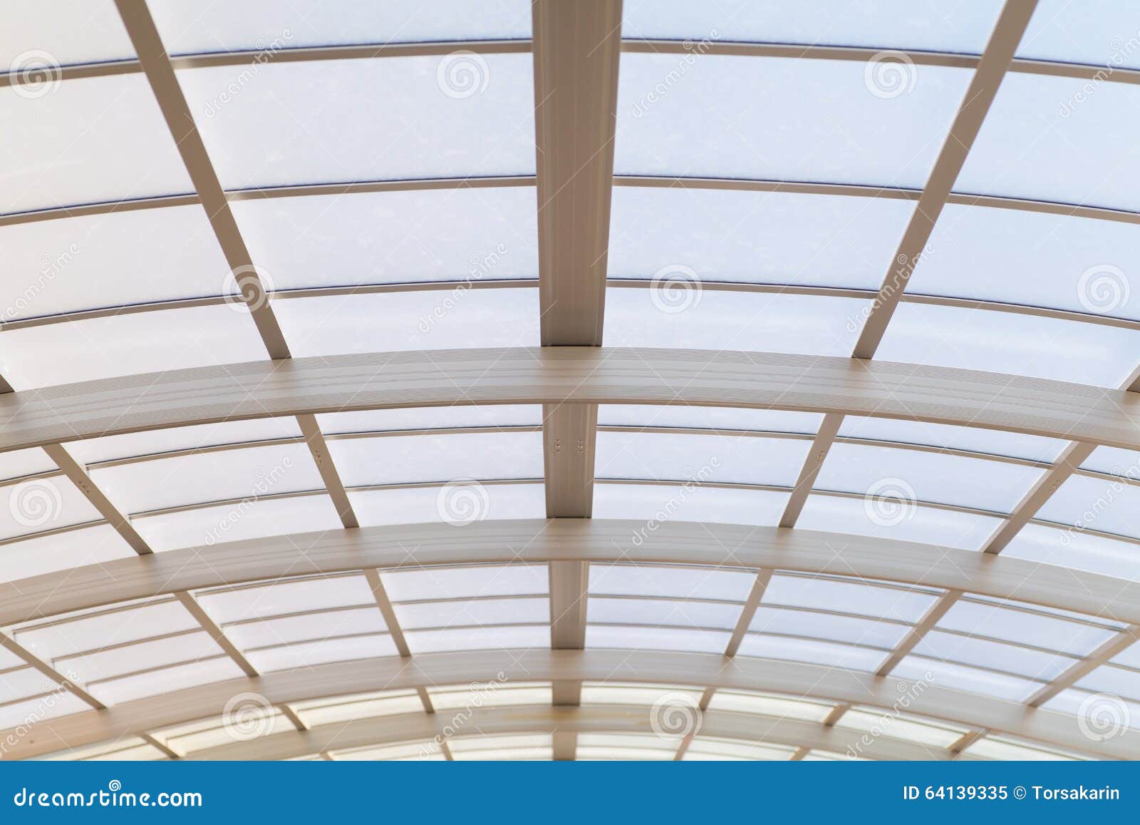 Large steel and glass roof stock image. Image of city - 64139335
