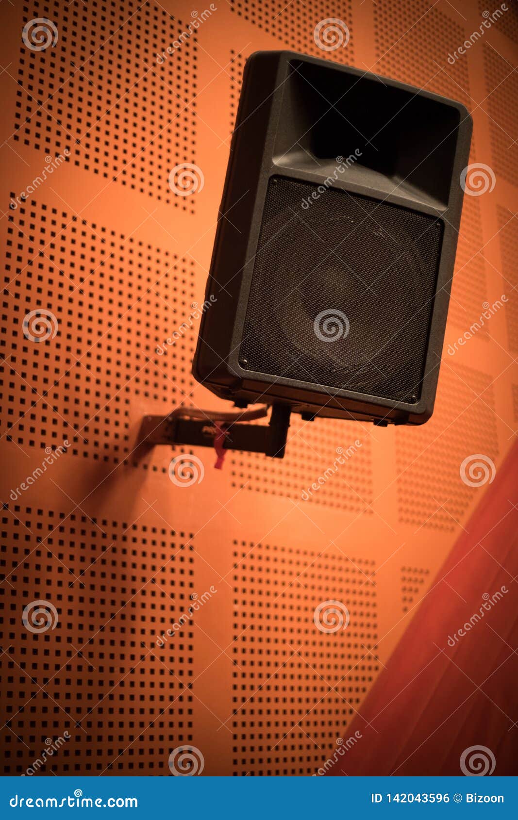 Large Stereo Speaker in a Room Stock Photo - Image of sound, power ...