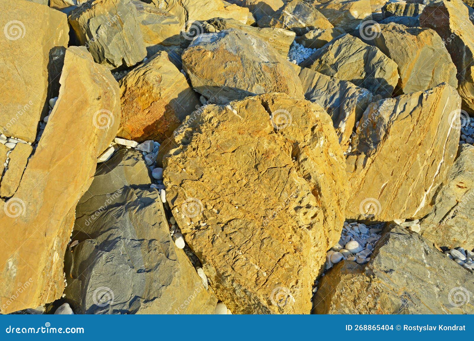 Large stone blocks stock photo. Image of background - 268865404