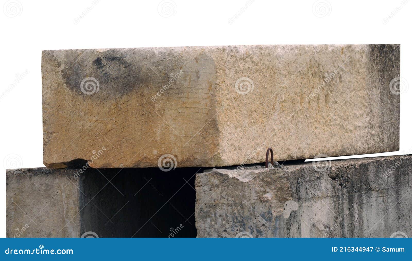 Large Stone Building Blocks Stock Image - Image of brick, foundation ...
