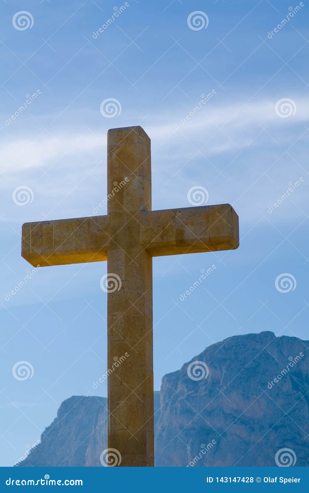Large stone cross stock photo. Image of heaven, spiritual - 143147428