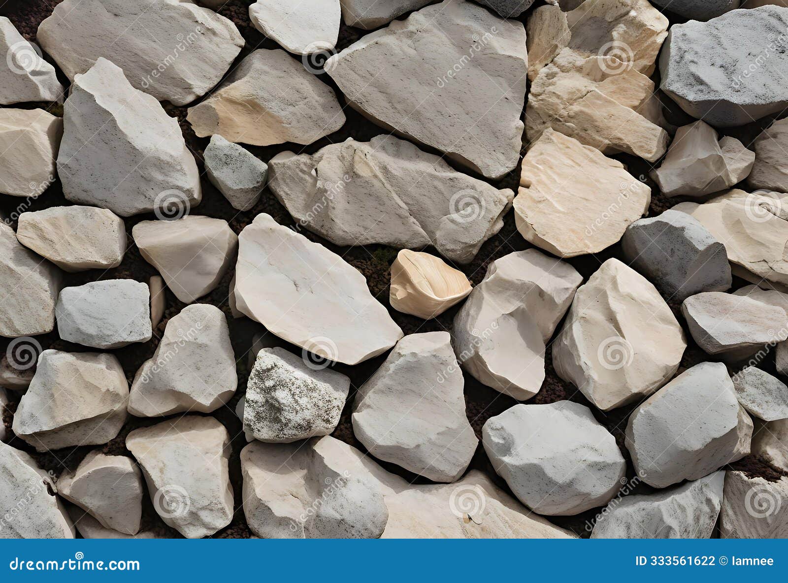 Large Stone Pile for Garden or Wall Decoration.AI Generated Stock ...