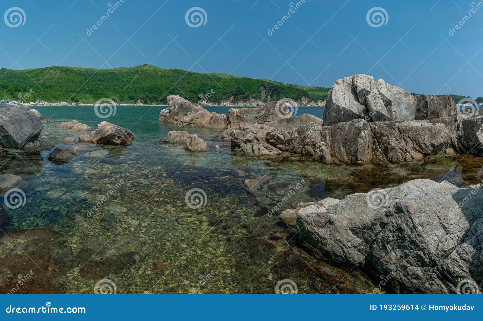 Large Stone Structures in the Sea Stock Photo - Image of summer, rocky ...