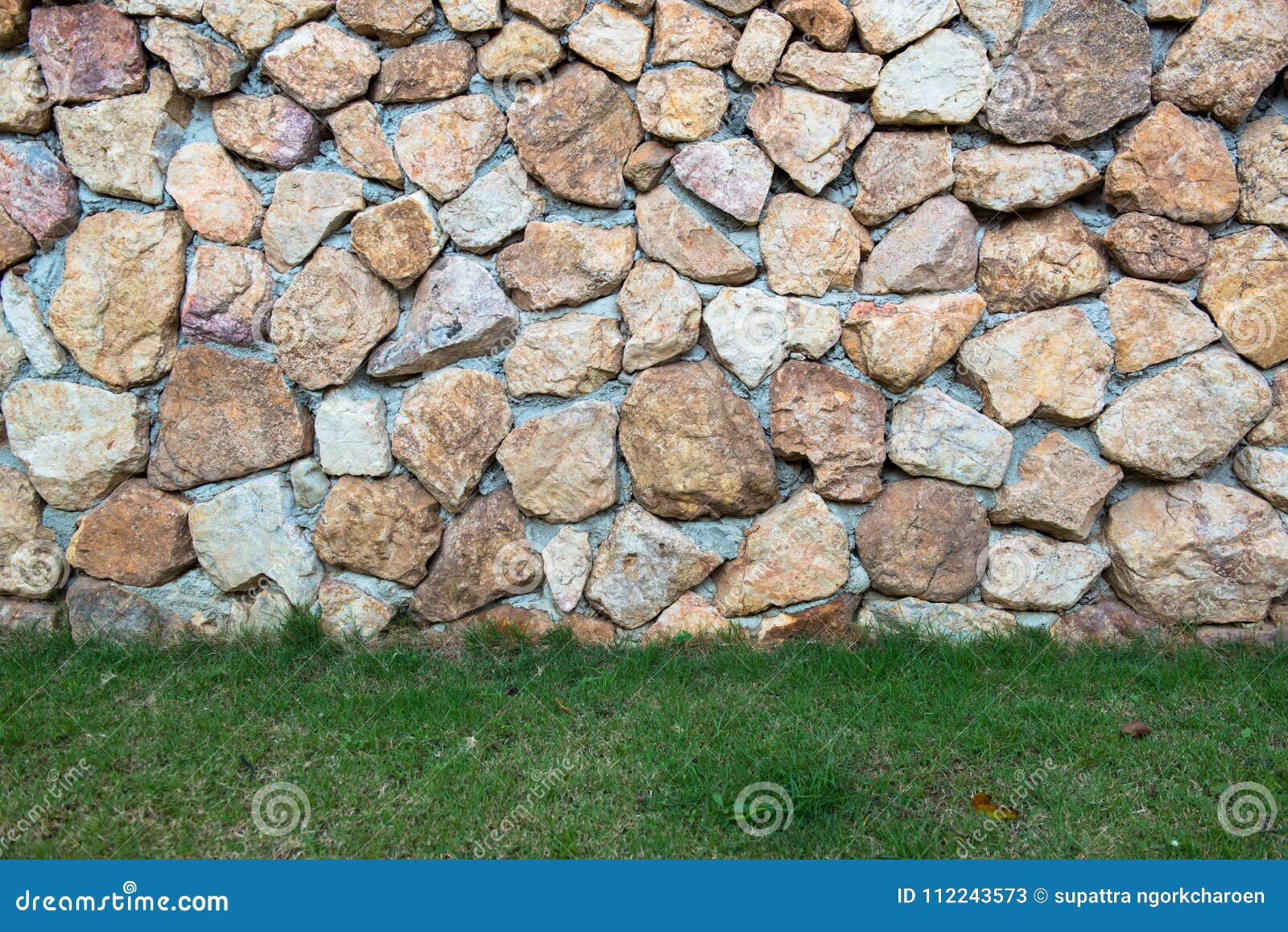 The Walls are Made with Large Stones, Durable. Stock Image - Image of ...