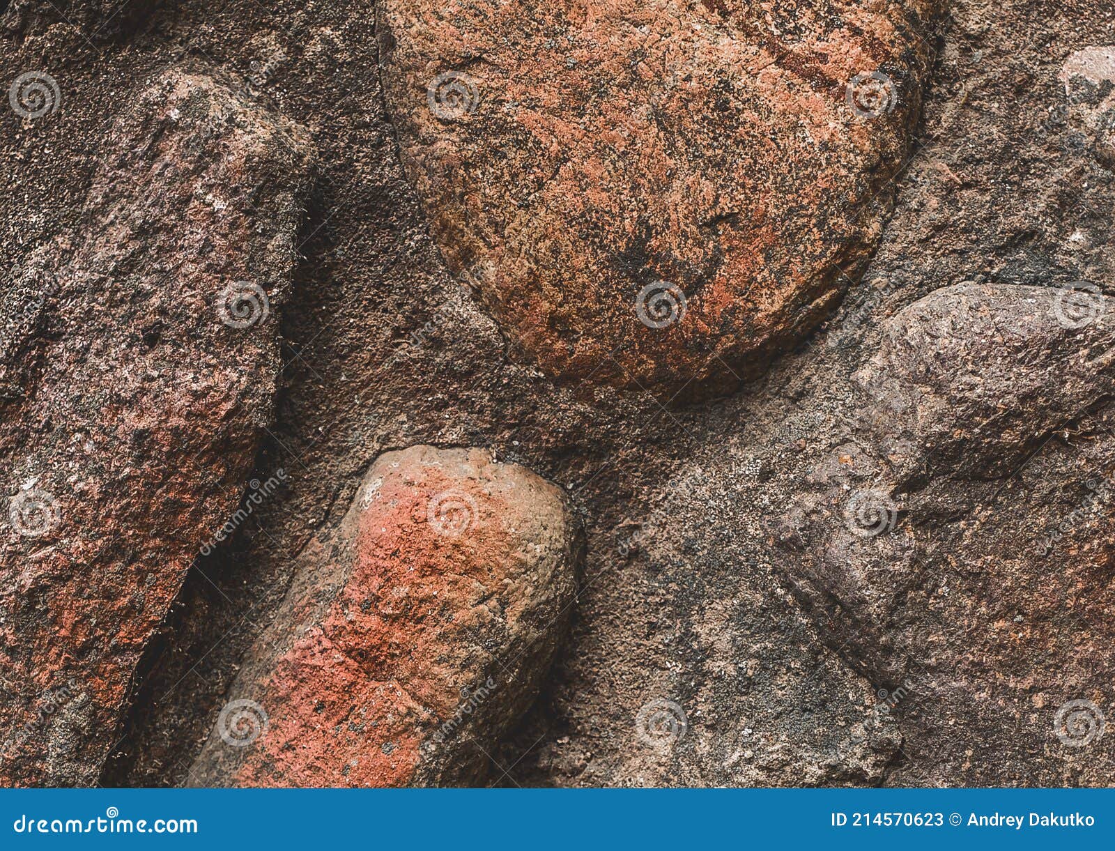 Large Stones Background or Old Cobblestones Texture in Concrete Surface ...