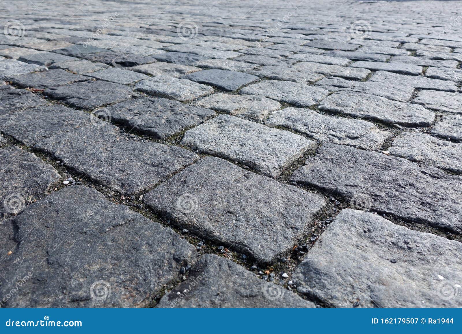Large Stones of a Cobblestone Paved Bridge. Close-up Stock Image ...