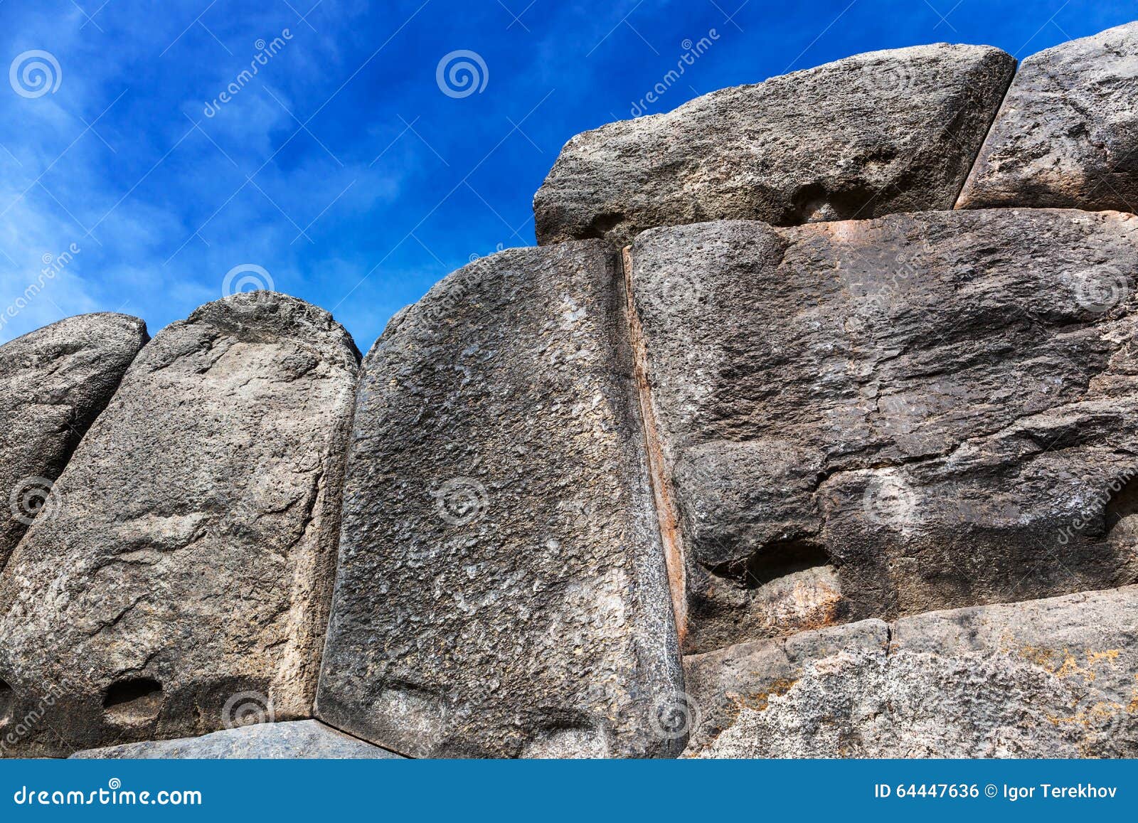 Large stones in the wall stock photo. Image of archaeology - 64447636