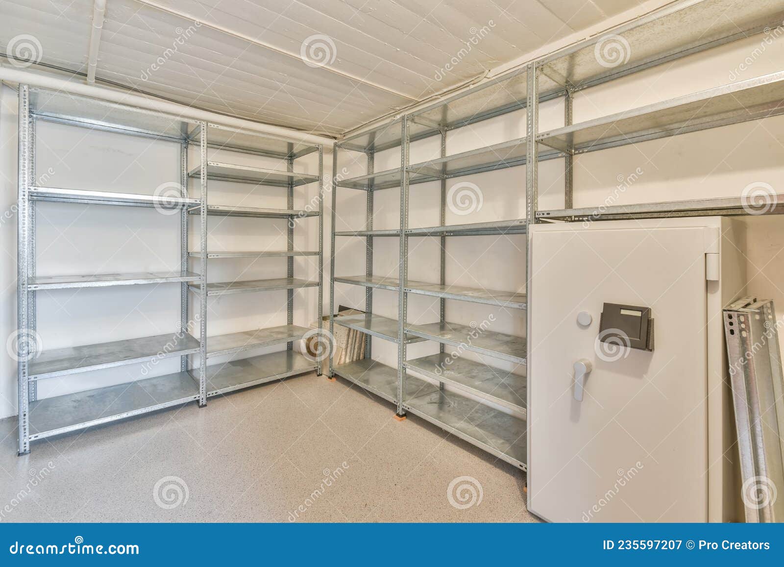 Large storage room stock image. Image of residential - 235597207