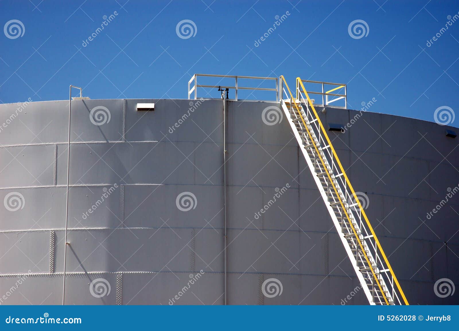 Large Storage Tank stock photo. Image of gasoline, outside - 5262028