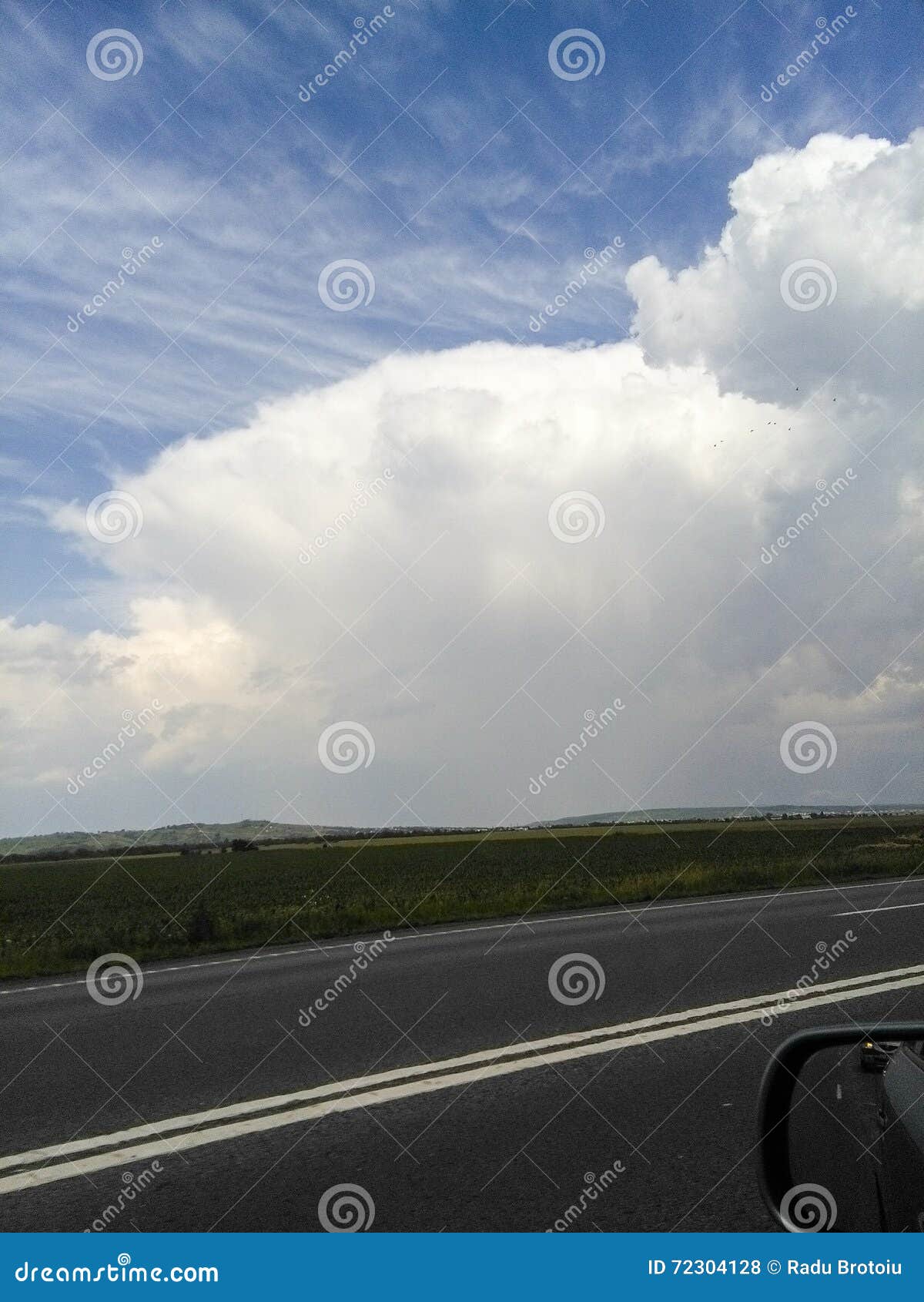 Large Storm Cloud and Blue Sky Stock Photo - Image of strom, outdoor ...