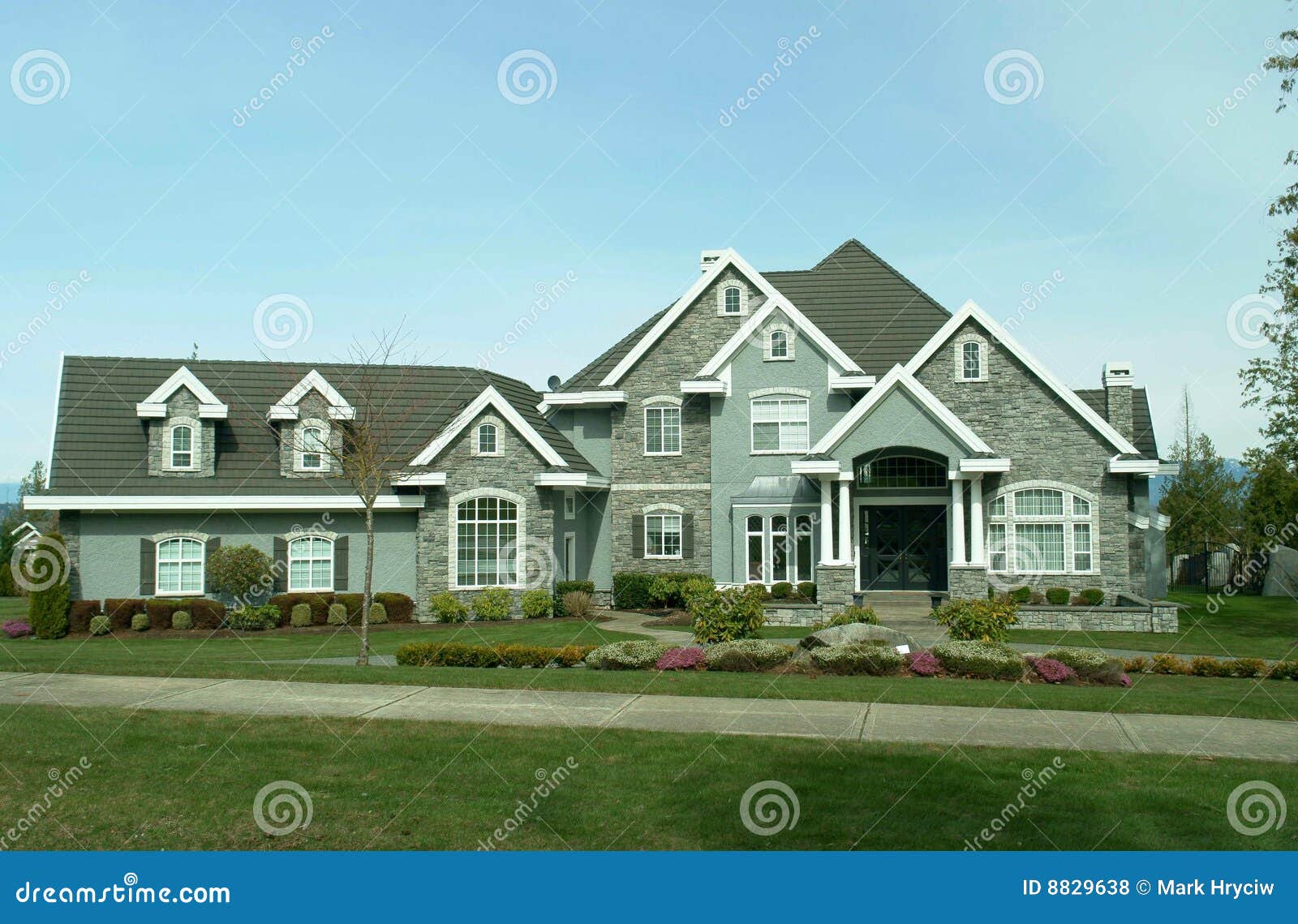 Large Suburban House Royalty Free Stock Photos - Image: 8829638