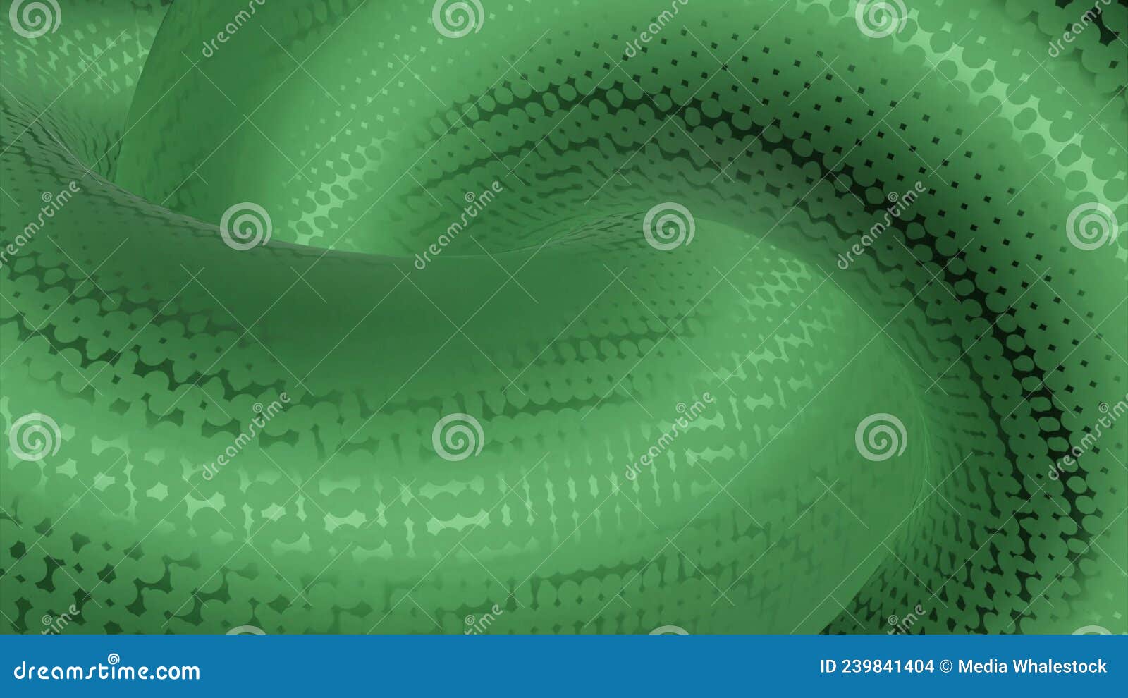 Large Swirling Loop. Design. 3D Twisting Loop with Reflecting Dots ...